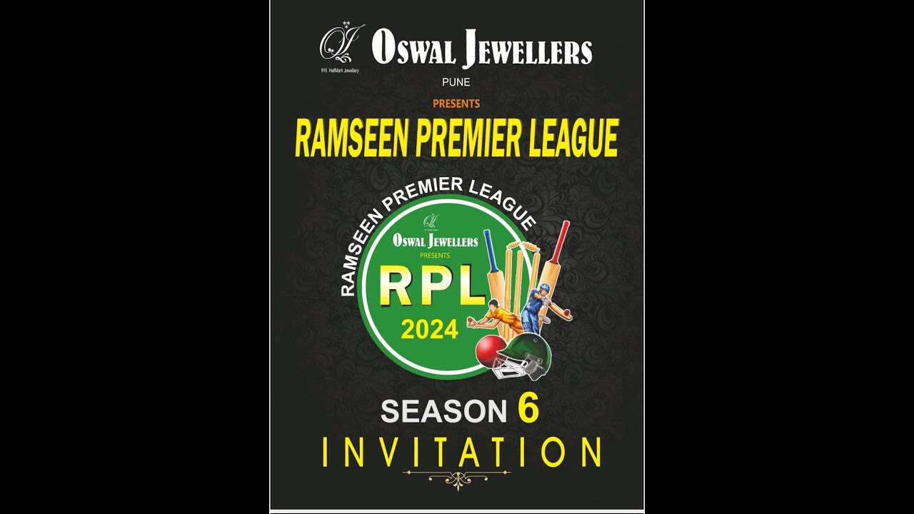 DAY 1 !! RAMSEEN PREMIER LEAGUE SEASON 6 {RPL 2024} Live By | @ Crick ...