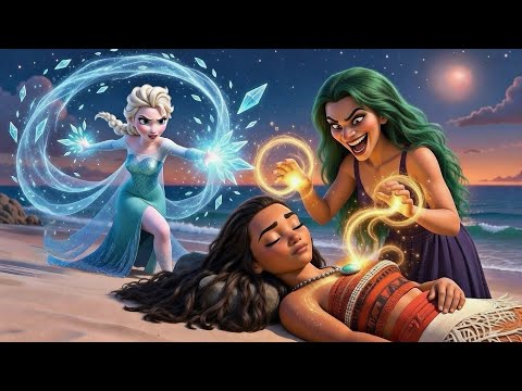 Moana Under The Sea Witch’s Spell 🧙🏽 How Do Elsa Anna Save Her ❄️ Disney Frozen x Moana Story Song 