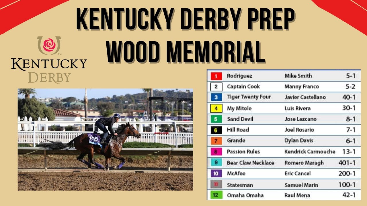 Wood Memorial: Analyzing the Horses and Their Odds - YouTube