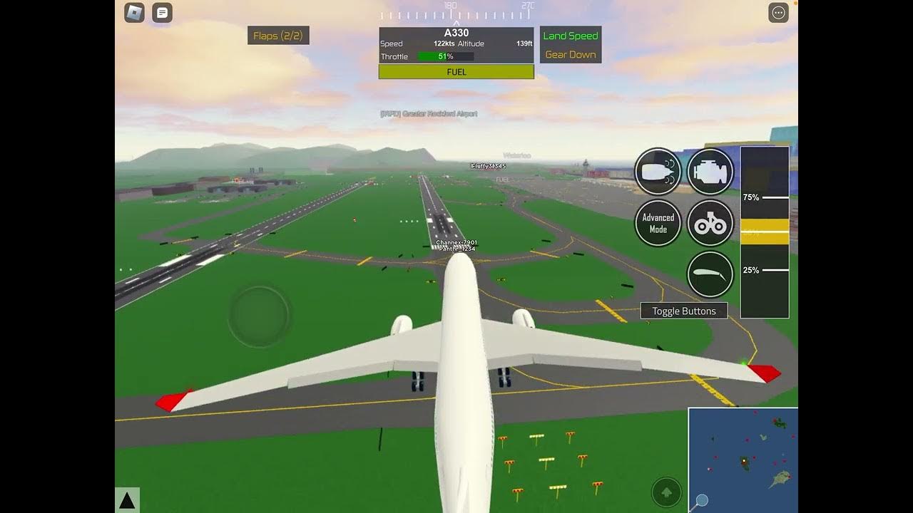 #swiss001landing A330 BUTTER ROBLOX - YouTube