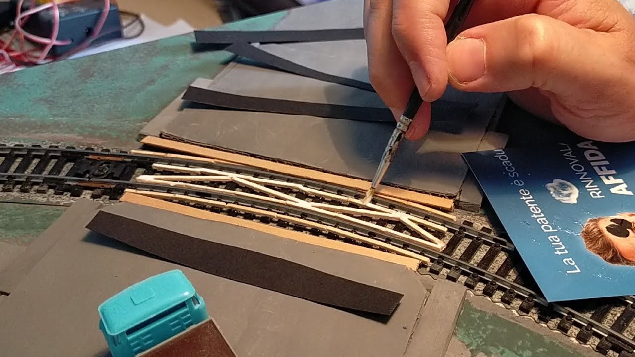 Scratch-built level crossing episode 5: completed crossing framework ...