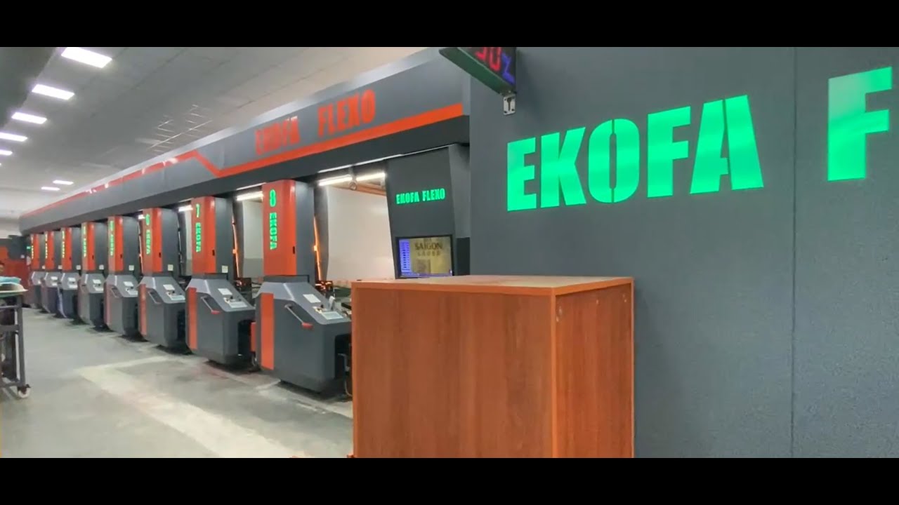 Preprint Flexo Printing - YouTube