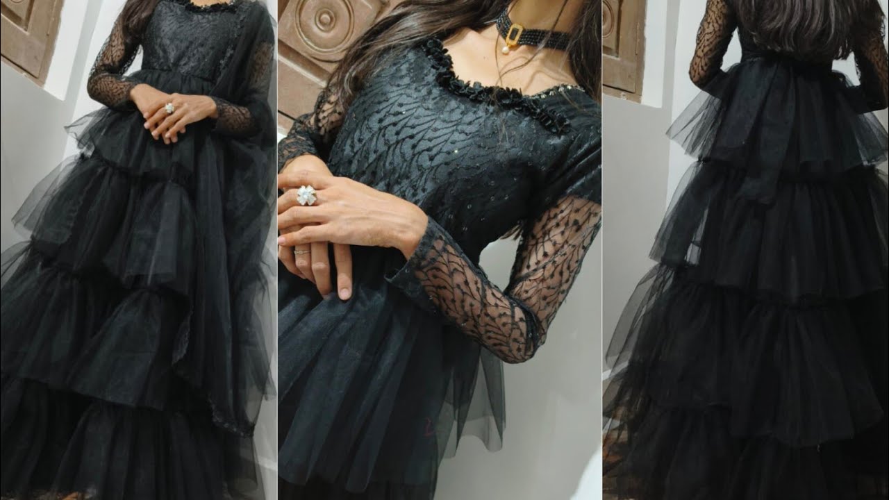 Ball gown 🤩|| 20 hours gown || beutiful princess gown step by step ...