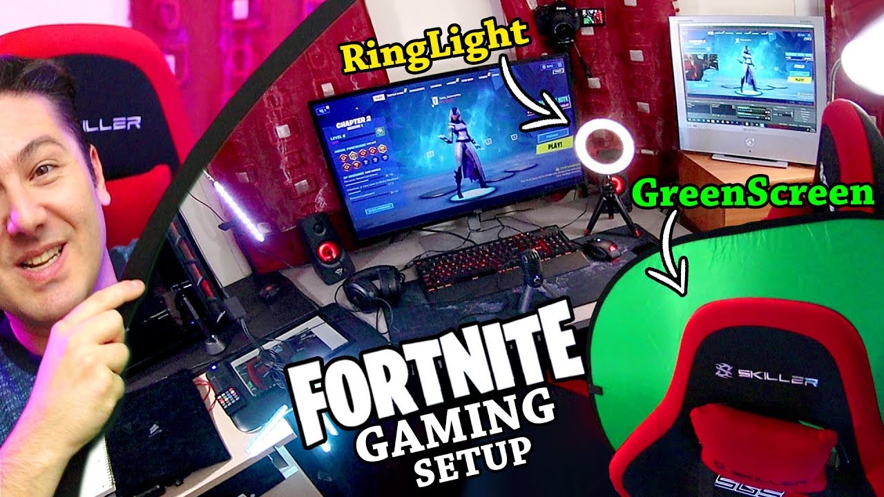 Fortnite Gaming Setup Tour! | Internet4u - YouTube