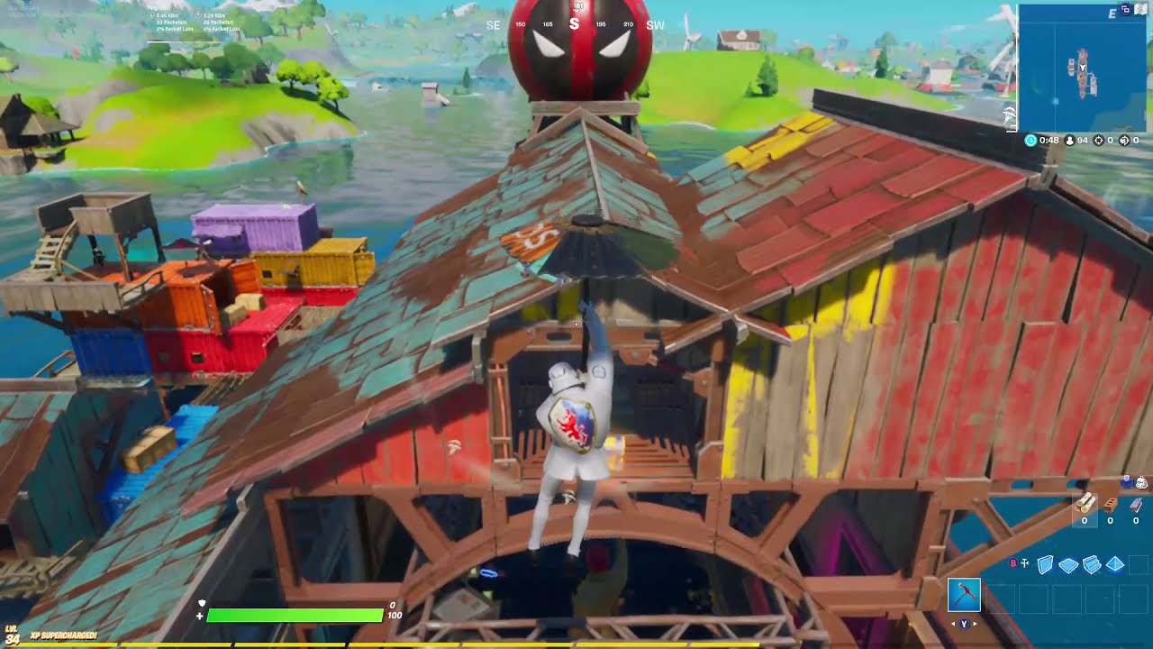 Deadpool Floaties at the yacht- week 2 challenges - YouTube