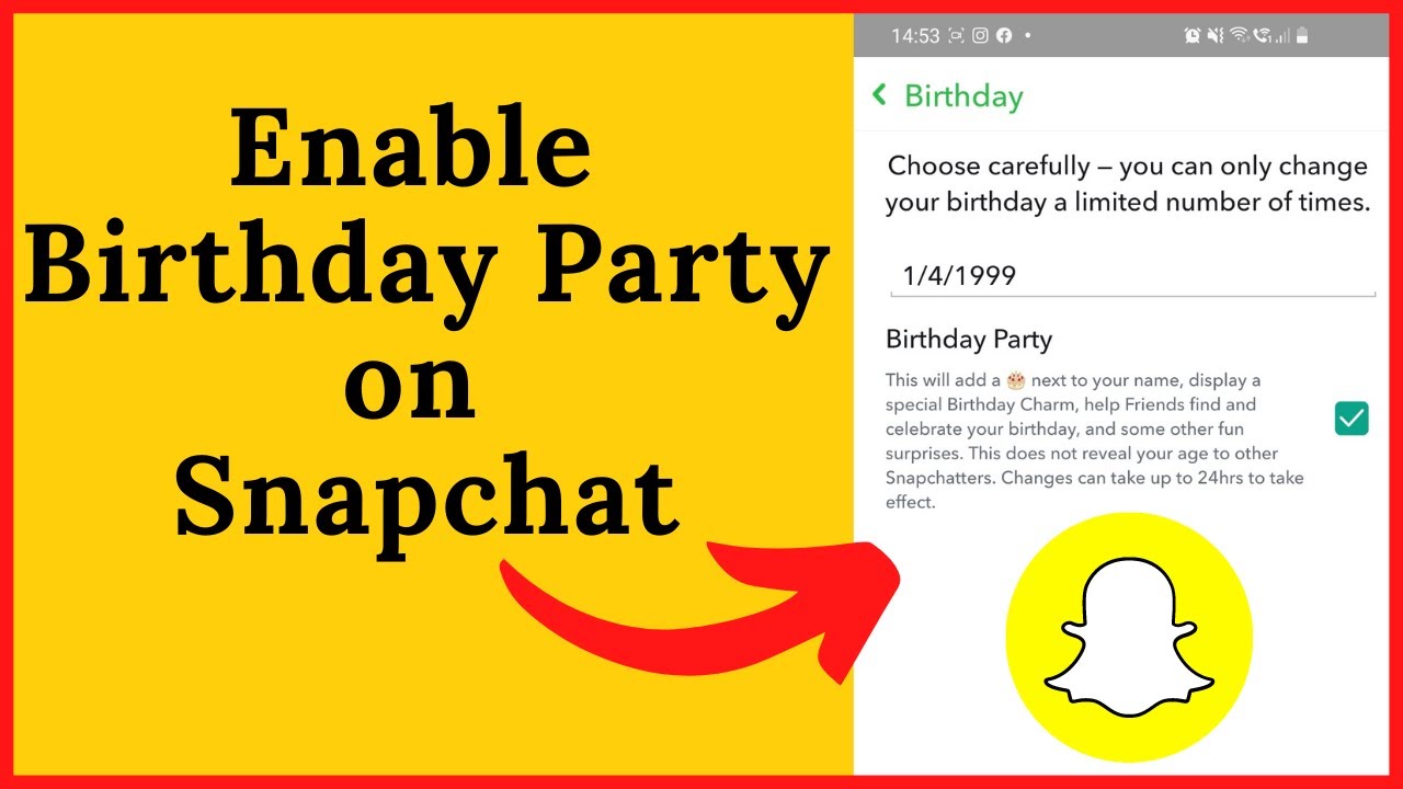 How to Enable Birthday Party on Snapchat 2025 - YouTube
