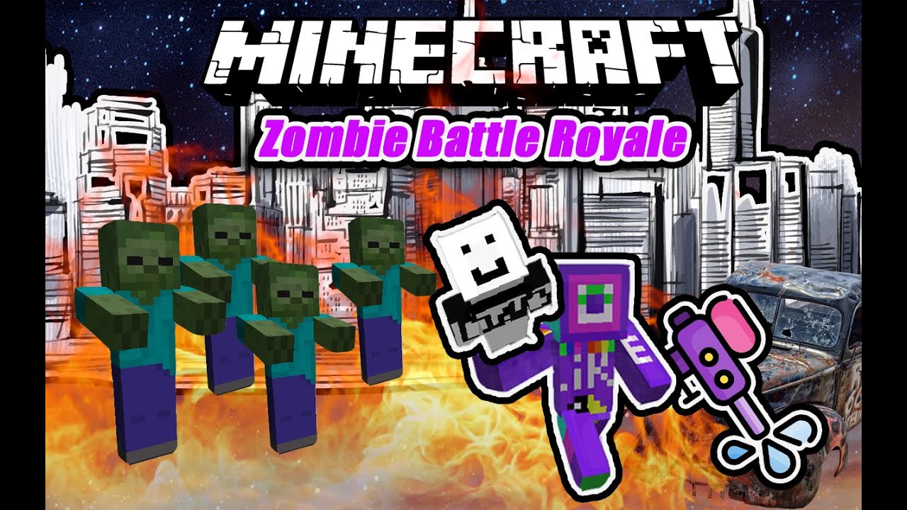Minecraft: Zombie BATTLE ROYALE - YouTube