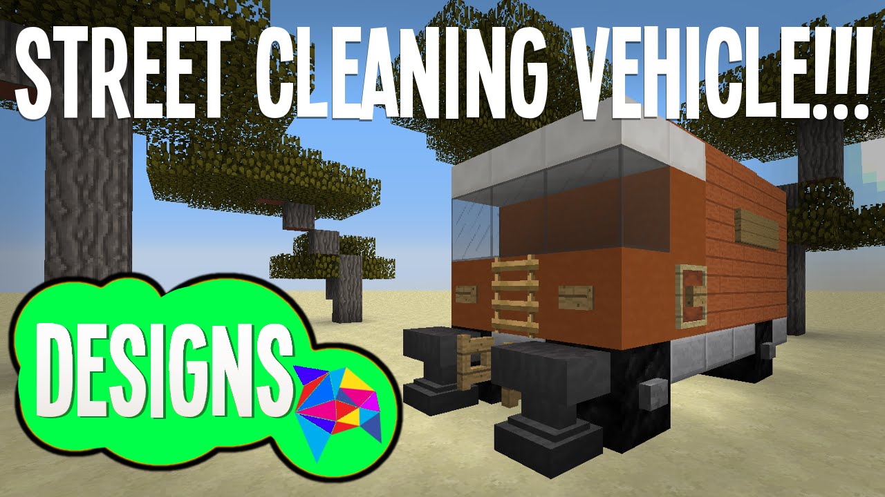 Minecraft: Street Cleaning Vehicle! [Detail] - YouTube