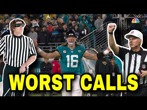 Worst Ref CALLS of the NFL Playoffs Wild Card Round (2022-2023) - YouTube