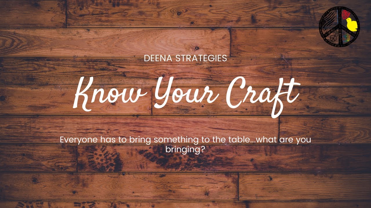 Know Your Craft - YouTube