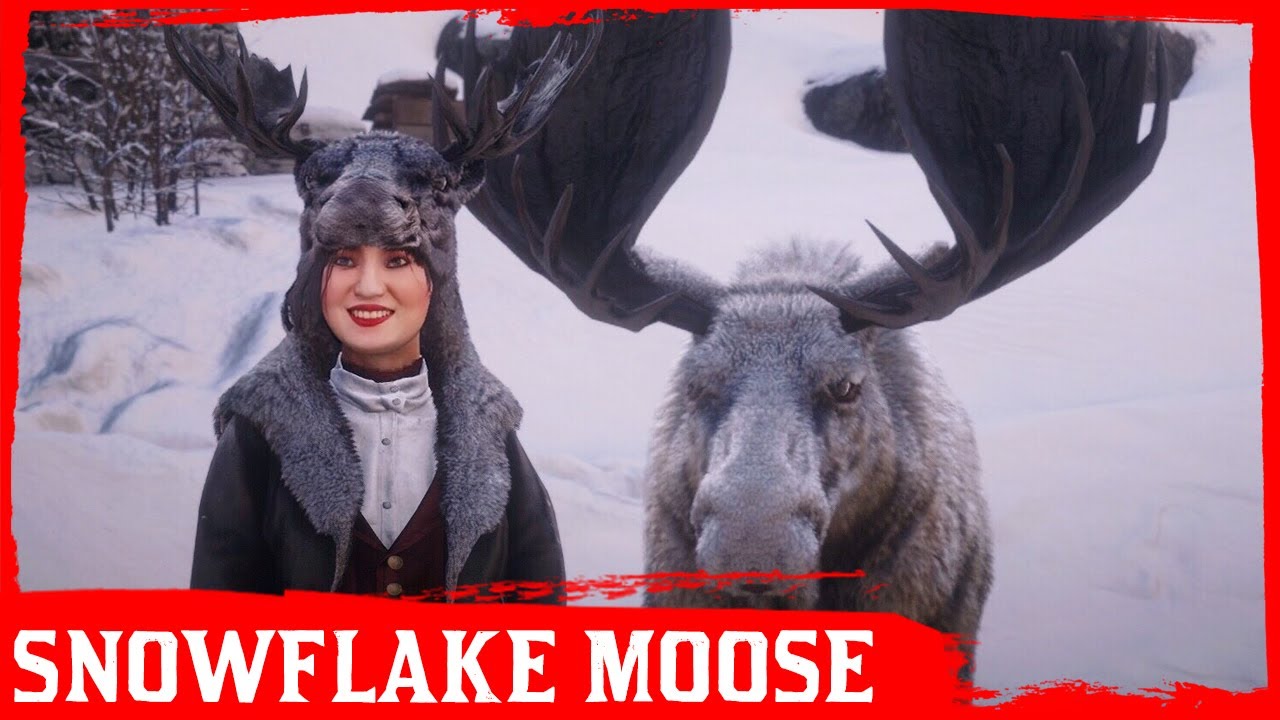Legendary Snowflake Moose - Coming soon to Red Dead Online! - YouTube