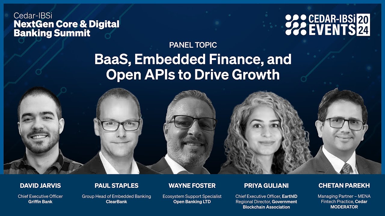 PANEL 3 Discussion: BaaS, Embedded Finance, and Open APIs To Drive ...