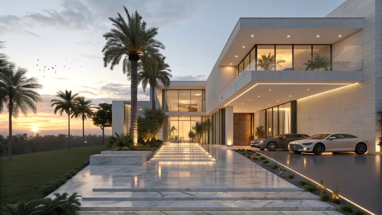 Dream Come True — Step Inside This Ultra-Modern Mansion - YouTube