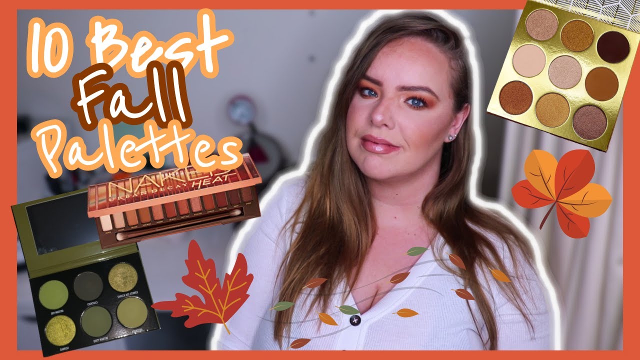 10 BEST FALL EYESHADOW PALETTES 🍂🍁 - YouTube