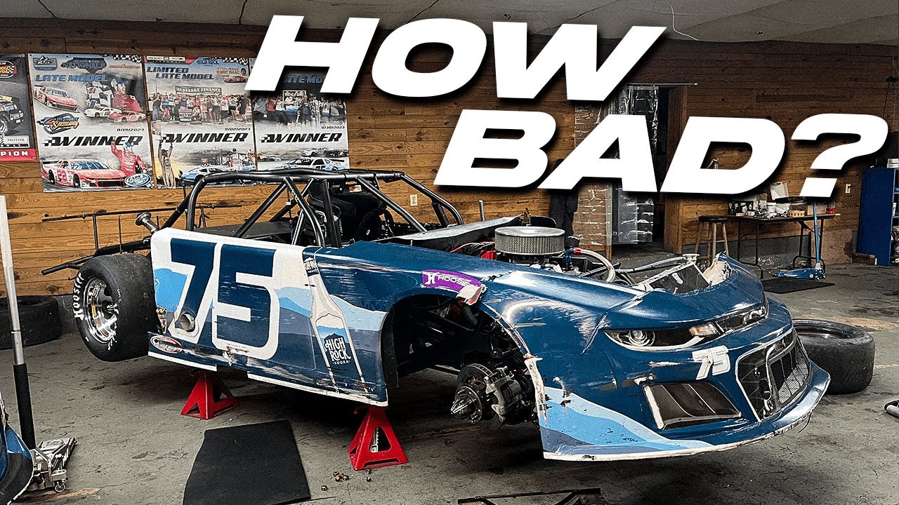 How bad is the damage to our racecar? - YouTube