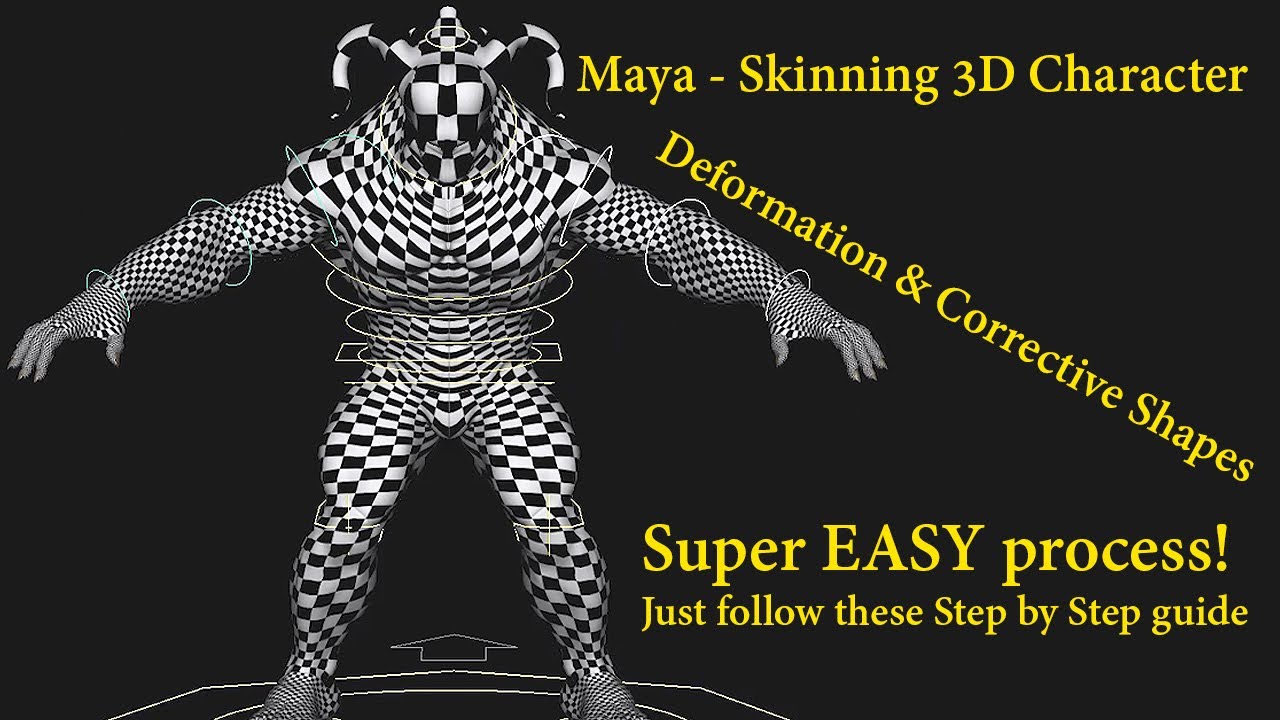 Maya - Skinning your 3D Character | Puppeteer Lounge Membership ...