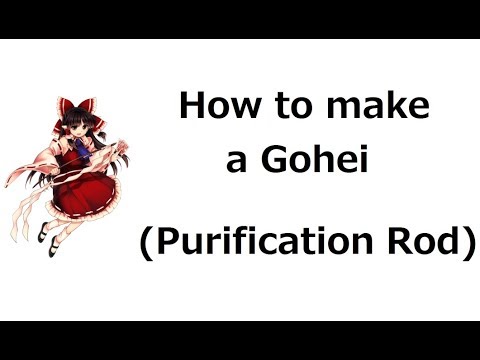 How to make a Gohei (Purification Rod) - YouTube