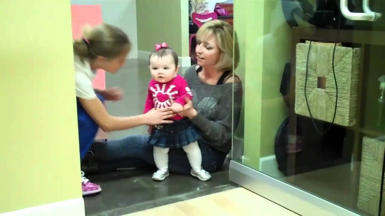 Baby Sawyer Rockin out with Aunt Jamie! Studio Fusion - YouTube