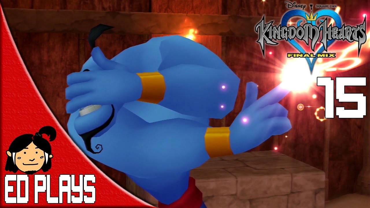 All Powerful Genie | Ed Plays Kingdom Hearts Final Mix #15 | PS3 ...