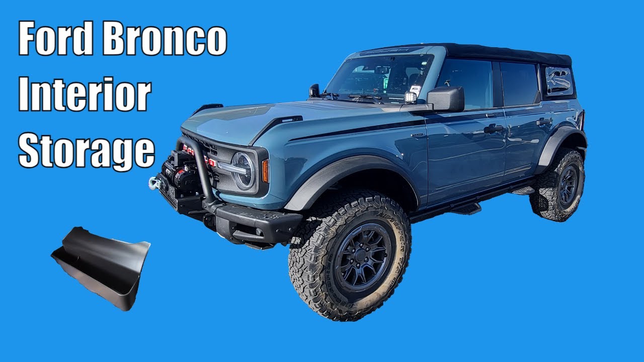 Red Rock Ford Bronco Console Storage Solutions - YouTube
