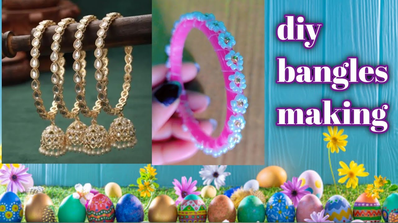 diy old bangles reuse idea. how to make bangles at home. कंगन कैसे ...