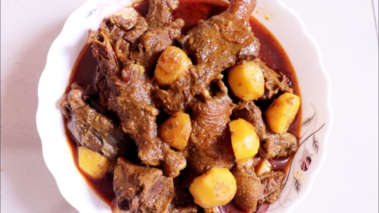 পারফেক্ট হাঁসের মাংস রান্না রেসিপি। আলু দিয়ে হাঁস ভুনা রেসিপি। Duck ...