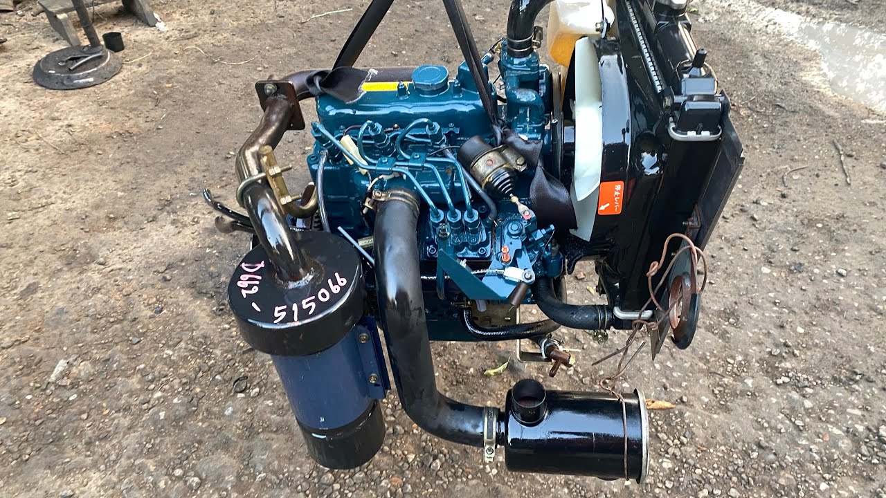 🛑เครื่องคูโบต้า D662 3สูบ 16แรง ครบชุดเก่าญี่ปุ่น💢ราคา17,000฿💢มีคลิป👇 ...