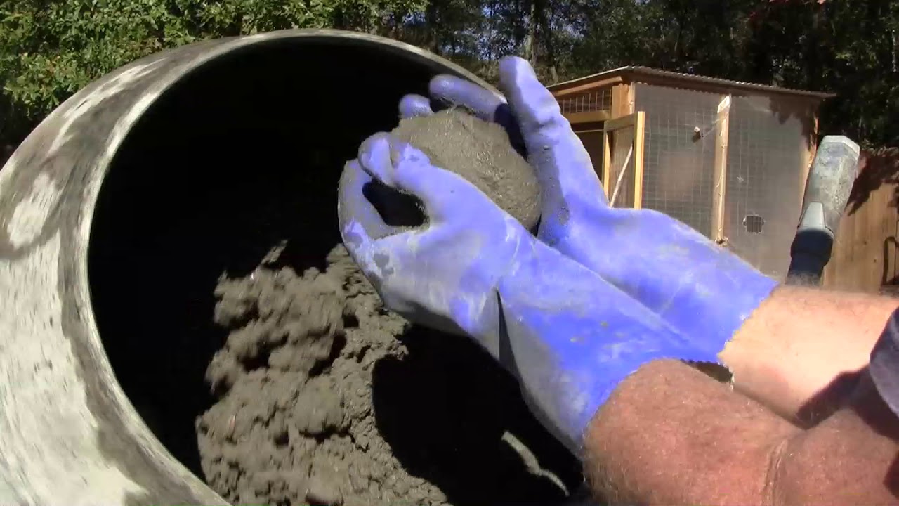 Simple, Cheap Mix for Concrete Rocks - YouTube