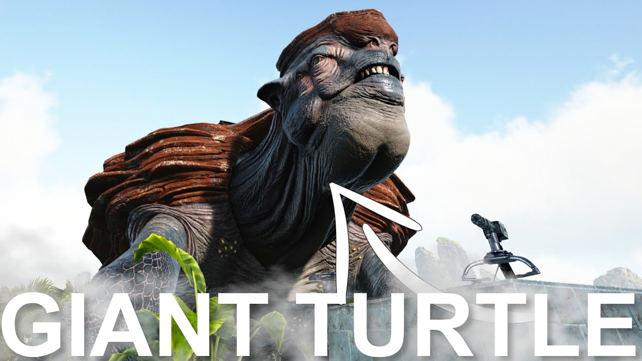 RAIDED BY A GIANT TURTLE IN ARK GENESIS (THE MEGACHELON)-ARK:GENESIS ...
