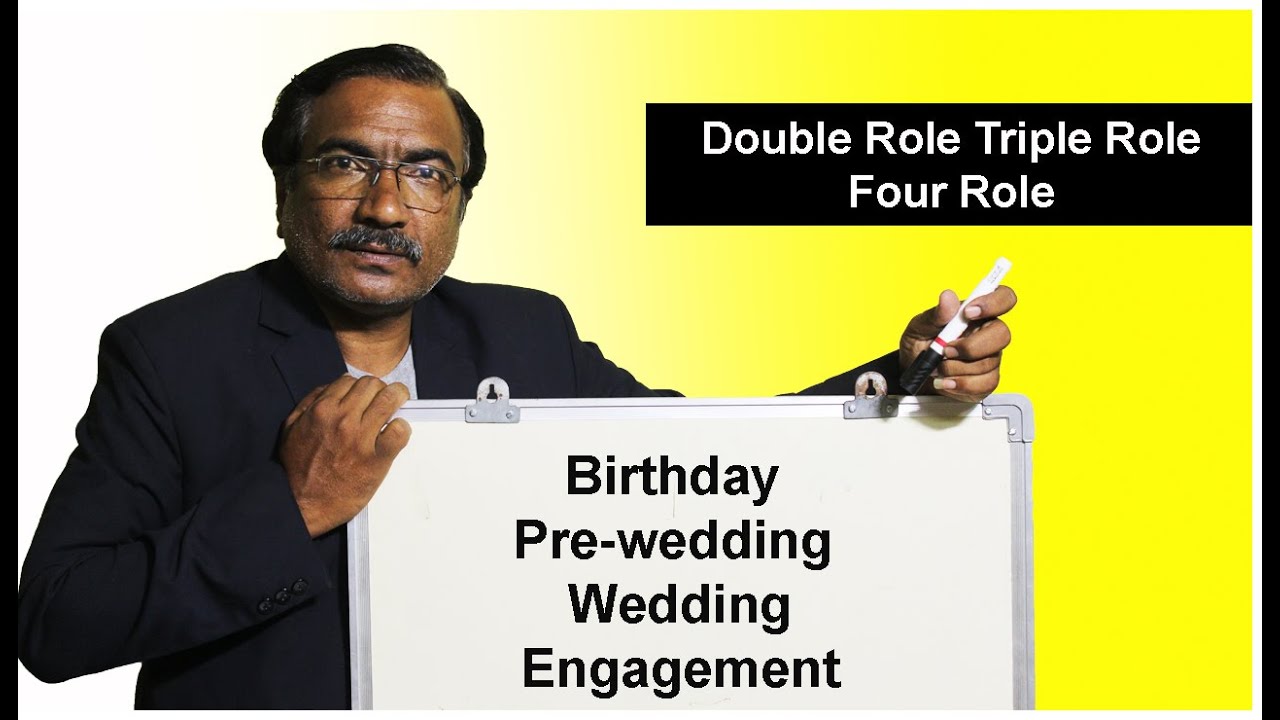 How To Shoot-Double Role-Triple Role -in Function Video | R R Movies ...