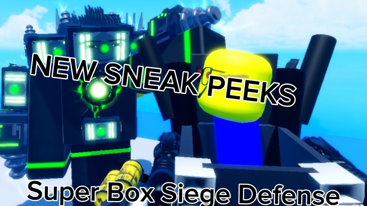 NEW UPDATE SNEAK PEAK | SUPER BOX SIEGE DEFENSE - YouTube
