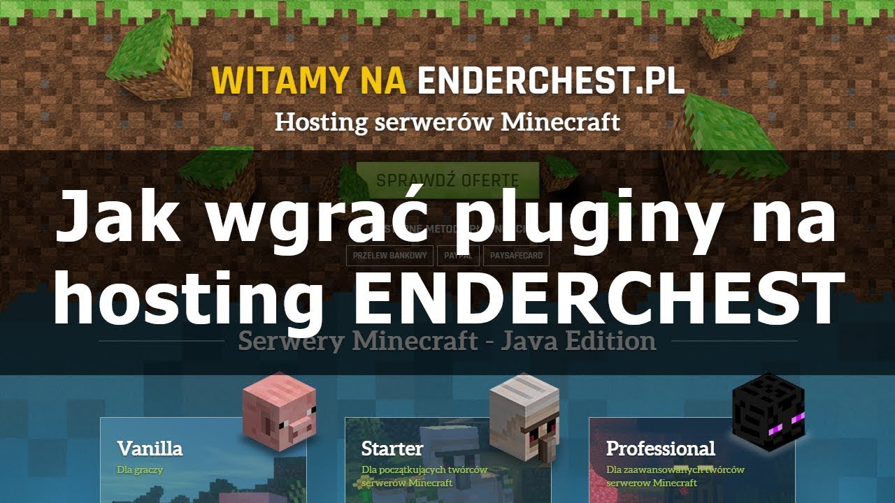 Jak wgrać pluginy na hosting ENDERCHEST - YouTube