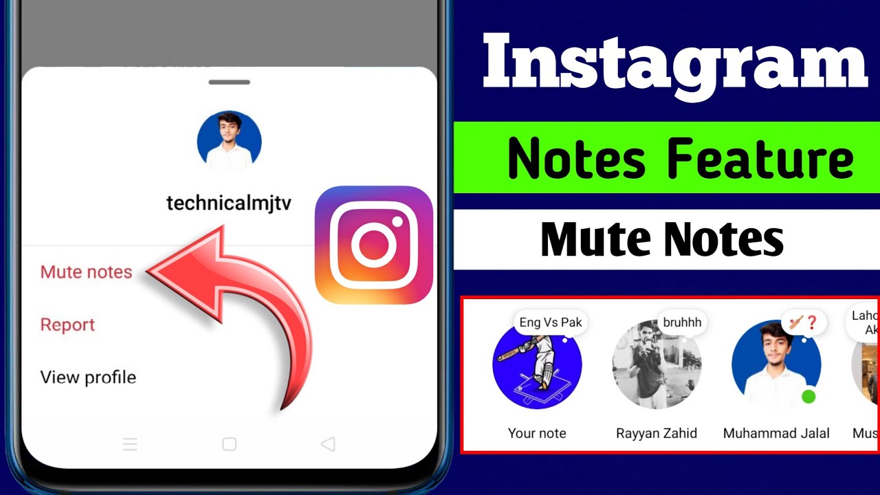 Instagram new Update || Instagram Mute Notes Update || Instagram Notes ...