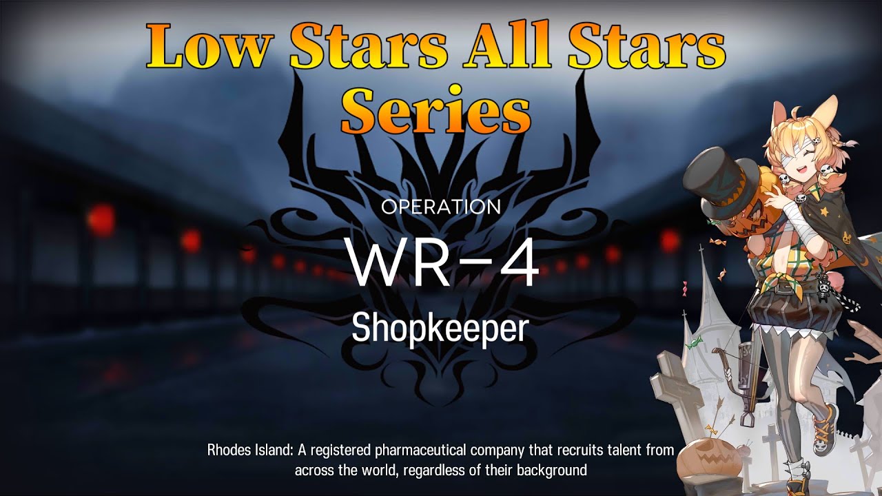 Arknights WR-4 Guide Low Stars All Stars - YouTube