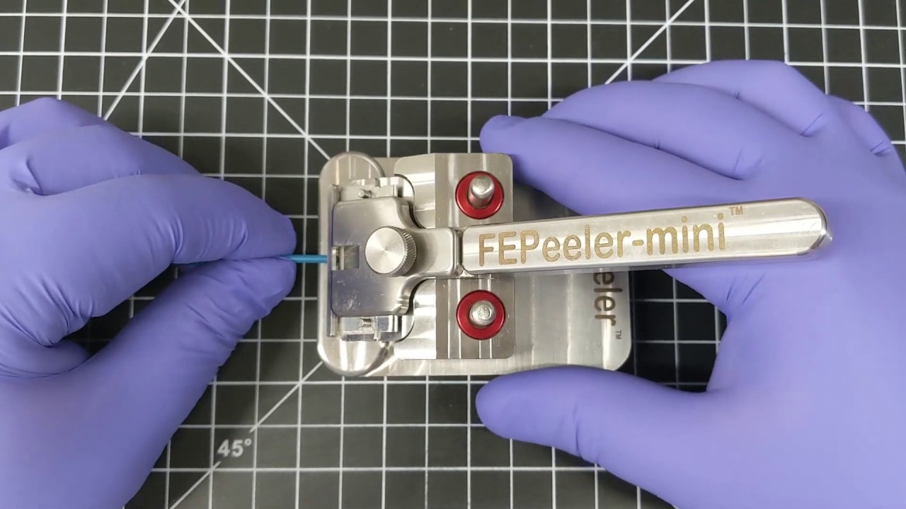 FEPeeler mini removing Polyolefin - YouTube