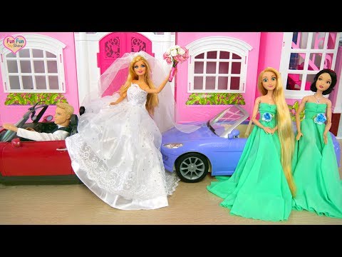 Barbie bebek Gelinlik Alışveriş Sabah