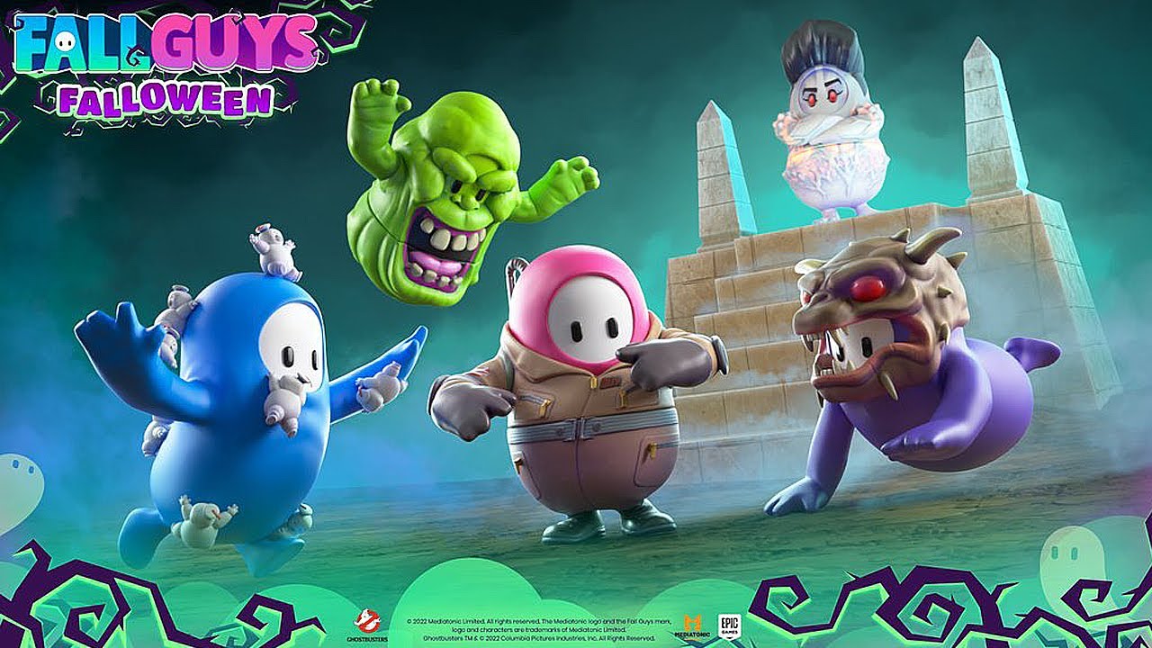 FALL GUYS HALLOWEEN EVENTS LIVE WITH BOYS | A Bit-Beast - YouTube