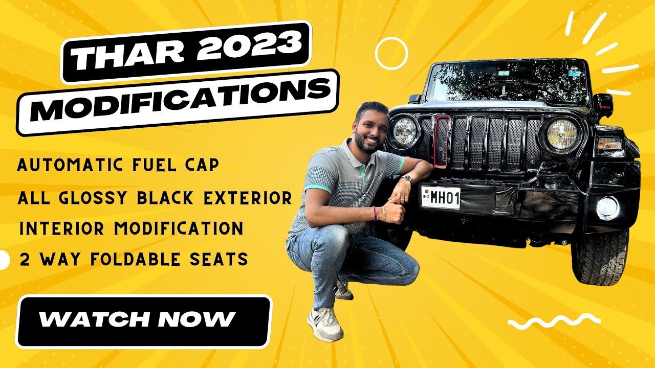 Extreme Thar Modification: All the way from Mumbai | Poona Motors Pvt ...