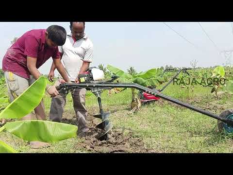 Earth auger agriculture machine made by Raja Agro