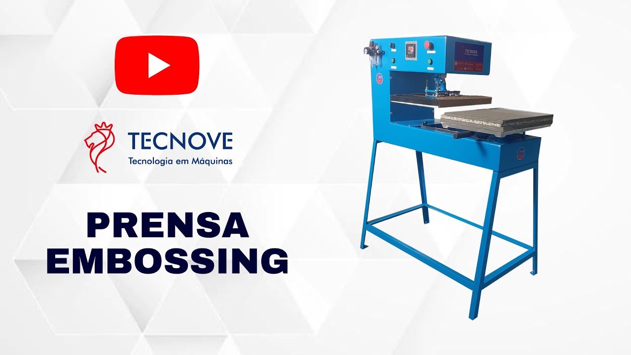 PRENSA EMBOSSING TECNOVE - YouTube