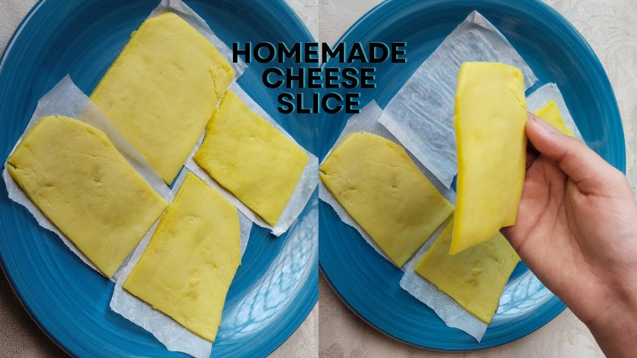 How To Make Cheese Slice At Home Without Rennet And Gelatin | Homemade ...