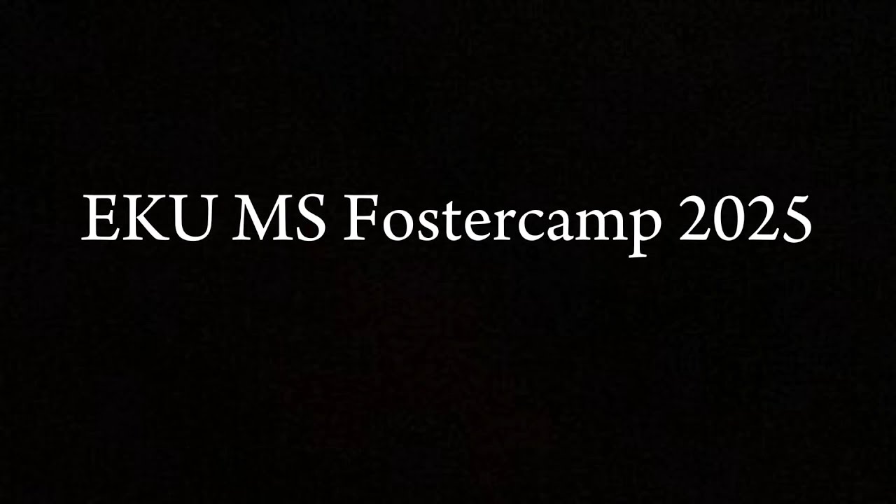 Middle School EKU Foster Music Camp 2025 - YouTube