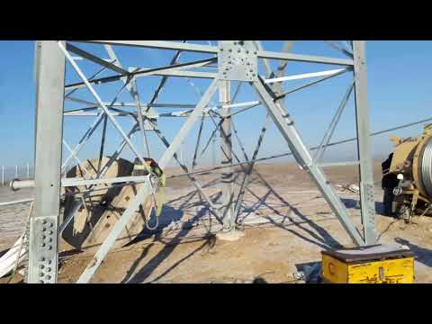 Teiaş Yüksek gerilim kablo çekimi