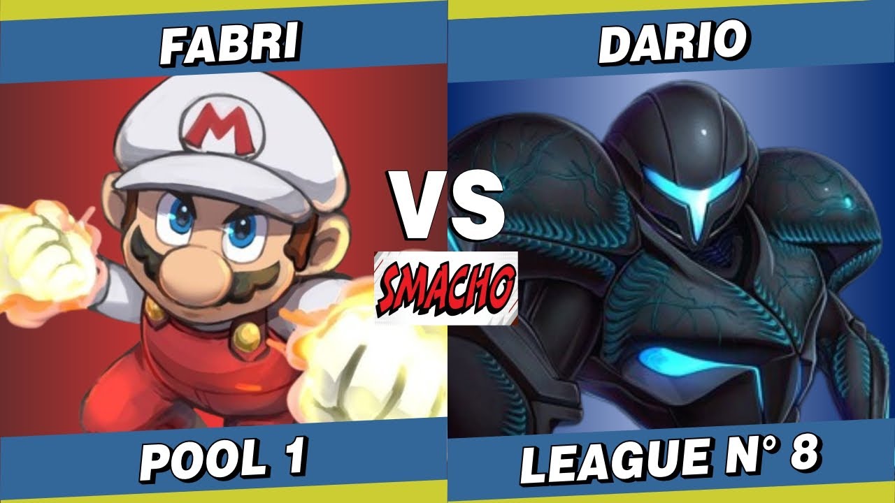 Fabri (Mario) vs Dario (Dark Samus) | Torneo Smacho League # 8 | 08-12 ...