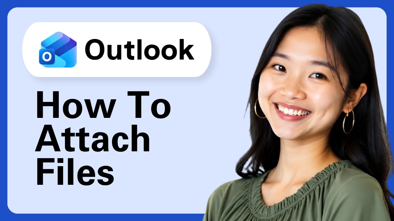 How To Attach Files In The New Microsoft Outlook - YouTube
