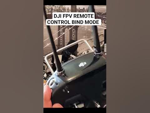 DJI FPV Remote Control BIND MODE Primera Generacion - YouTube