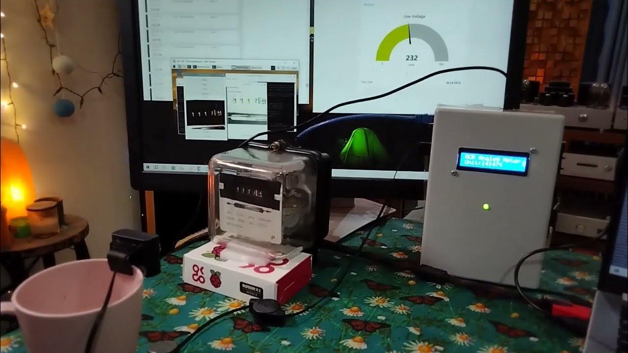 เครื่องอ่านมิเตอร์ไฟฟ้า Image Processing Raspberry Pi แสดงผลผ่าน NodeRed - YouTube