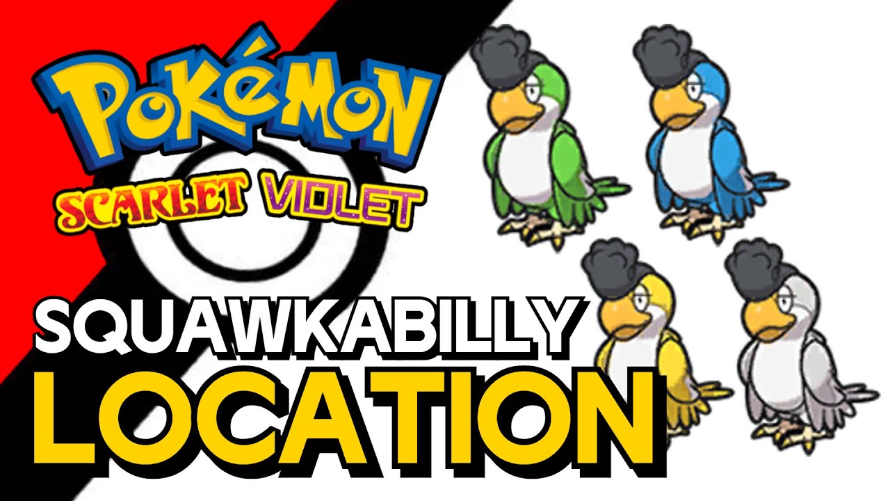 Pokemon Scarlet & Violet - Squawkabilly Location - YouTube