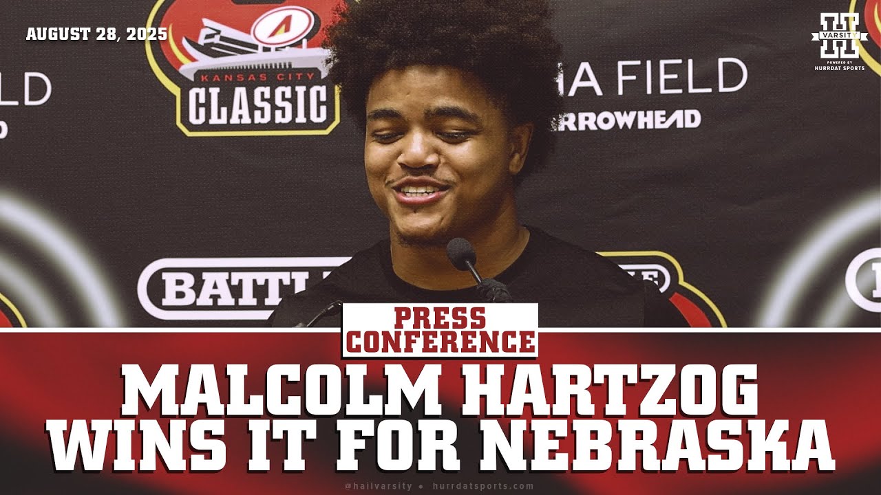 Malcolm Hartzog after beating Cincinnati | Nebraska Football Press ...