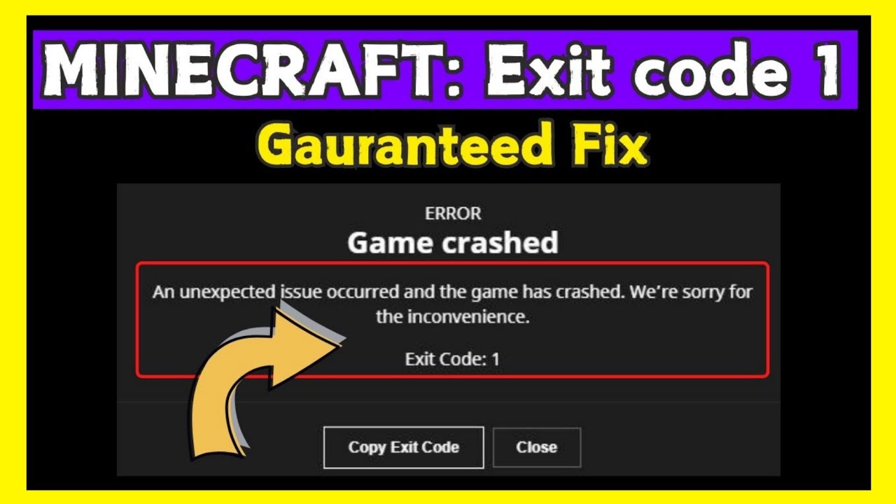 FIX Minecraft Exit Code 1 | BEST Tutorial (100% Working in 2025) - YouTube